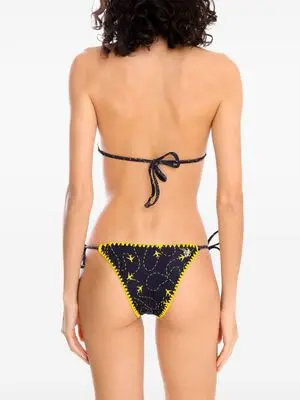 BRIGITTE Airplane-print Two-piece Bikini