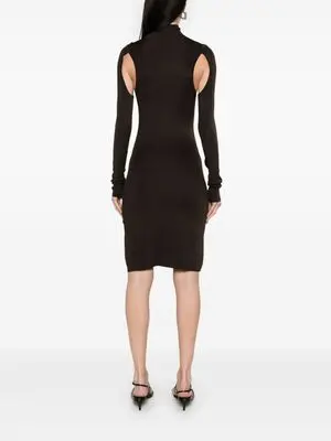 Helmut Lang Air Midi Dress - Brown