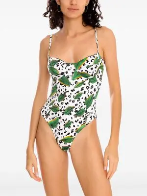 BRIGITTE Botanical-print Swimsuit