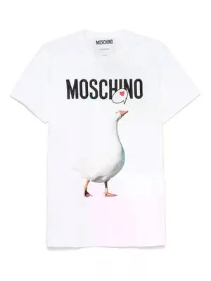 Moschino Print T-shirt - White