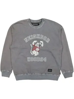 NEIGHBORHOOD Mascot-print Crewneck Sweatshirt