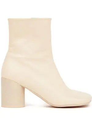 MAISON MARGIELA Anatomic 70mm Leather Ankle Boots - Neutrals