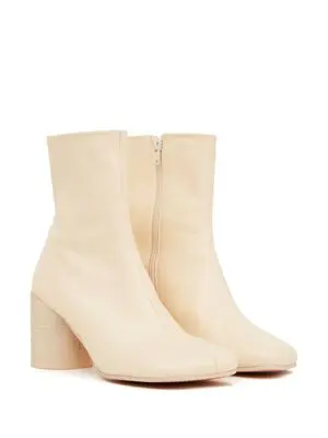 MAISON MARGIELA Anatomic 70mm Leather Ankle Boots - Neutrals