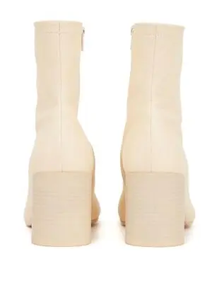 MAISON MARGIELA Anatomic 70mm Leather Ankle Boots - Neutrals