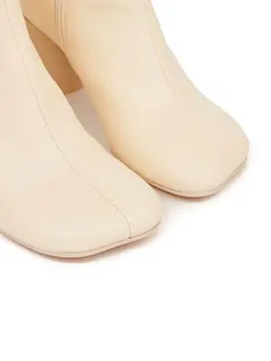 MAISON MARGIELA Anatomic 70mm Leather Ankle Boots - Neutrals