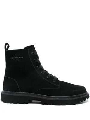 Calvin Klein Zip Up Boots For Men