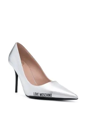 Moschino 90mm Logo Pumps