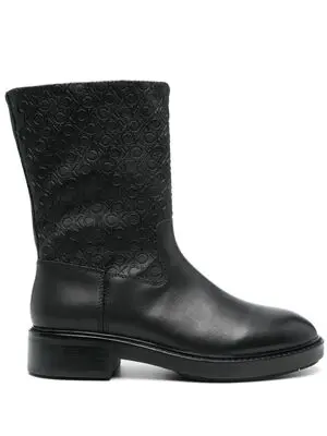 Calvin Klein Embossed Boots