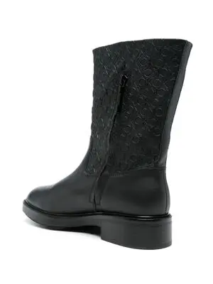 Calvin Klein Embossed Boots