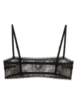 Kiki De Montparnasse Dahlia Lace Bandeau - Black