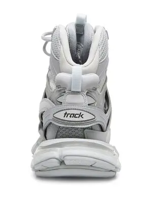 Balenciaga Track Hike High-top Sneakers - Silver
