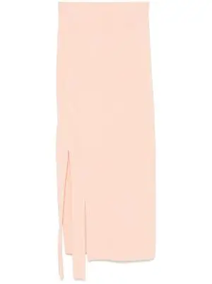 Victoria Beckham Ribbed-knit Maxi Skirt