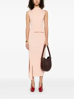 Victoria Beckham Ribbed-knit Maxi Skirt