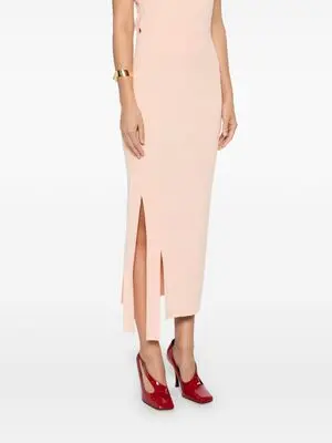 Victoria Beckham Ribbed-knit Maxi Skirt