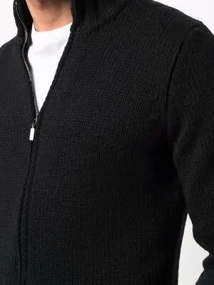 DELL'OGLIO Knitted Zip-up Jumper