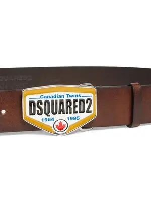 Dsquared2 Logo-buckle Leather Belt