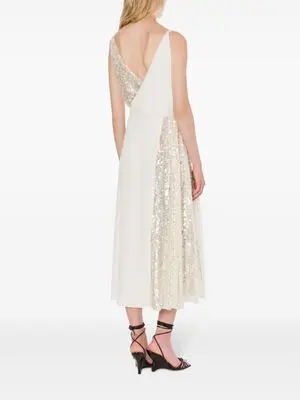 Philosophy Di Lorenzo Serafini Sequin-embellished Wrap Dress
