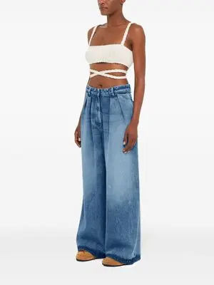 Alanui Sunny Crochet Jeans