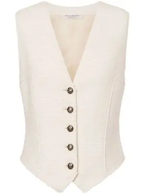 Philosophy Di Lorenzo Serafini Button Detailed Vests For Women