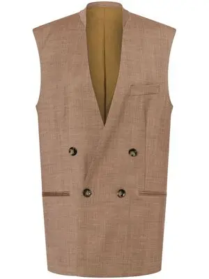 Philosophy Di Lorenzo Serafini Lapeless Double-breasted Gilet