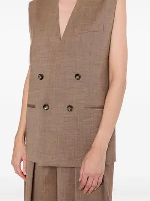 Philosophy Di Lorenzo Serafini Lapeless Double-breasted Gilet