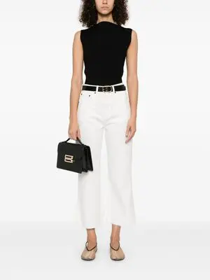 Victoria Beckham Logo Patch Jeans