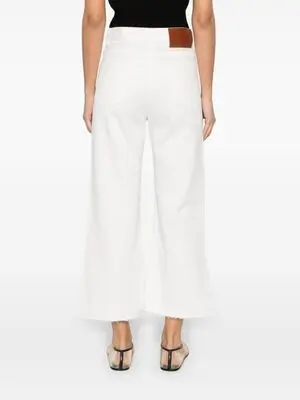 Victoria Beckham Logo Patch Jeans