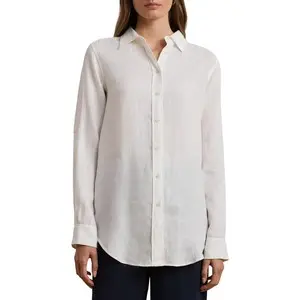 Ralph Lauren Curved Hem Shirts For Women