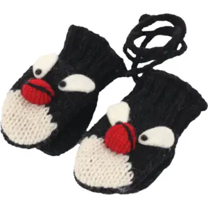 NIRVANNA DESIGNS Penguin Mittens - Black