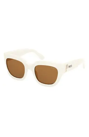 Emilio Pucci Emilio Pucci Butterfly Sunglasses White / Brown