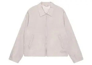 StÜssy Short Sleeve Nylon Club Jacket - Bone