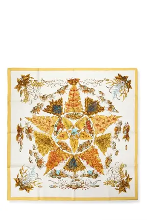 Hermès Multicolor 'pythagore' Silk Scarf 90 - Multi