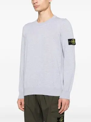 Stone Island Compass-badge Sweater - Grey
