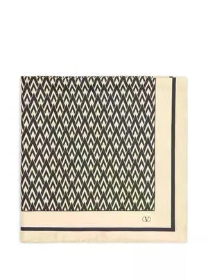 Valentino Garavani Toute La V Scarf - Neutrals