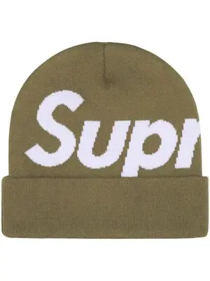 Supreme Beanie With Logo - Green