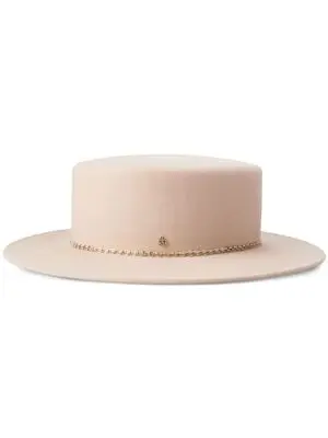 MAISON MICHEL Kiki Hat - Neutrals
