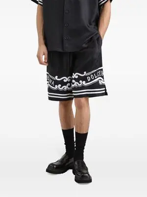 Dolce & Gabbana Logo-print Bermuda Shorts