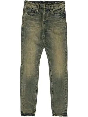 PURPLE BRAND Sand Dune Cross Dk Indigo Skinny Jeans