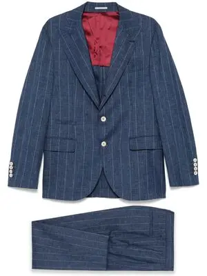 Brunello Cucinelli Striped Suit
