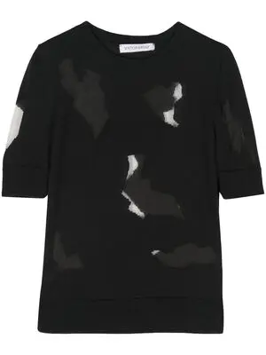 Viktor & Rolf Knitted Top - Black
