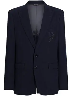 Dolce & Gabbana Logo-appliqué Blazer