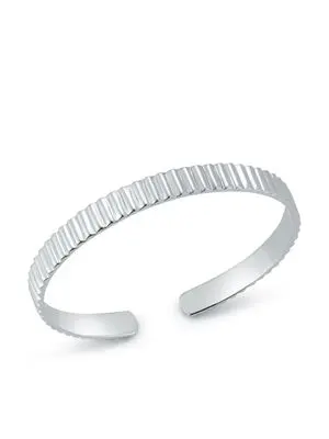 Mateo Sterling Ridge Cuff Bracelet - Silver