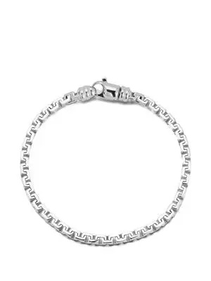 Mateo Square-link Chain Bracelet - Silver