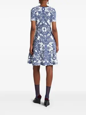 Etro Patterned Jacquard Mini Dress