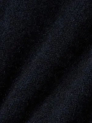 Khaite Mia Ribbed Cashmere Sweater - Blue