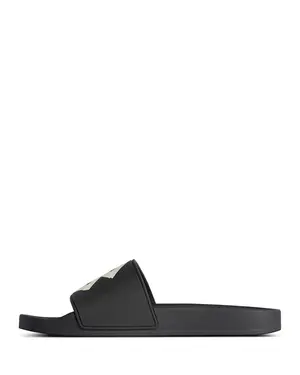 Balenciaga Rubber Slide Sandals - Noir Multi