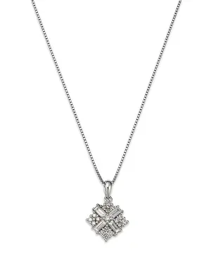 Bloomingdale'S Diamond Pendant Necklace - White