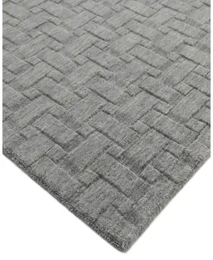 Bloomingdale'S Timeless Rug Designs Modern Peyton Area Rug, 3' X 5 - Gray