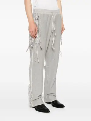 MIDORIKAWA Fringe-detailing Trousers