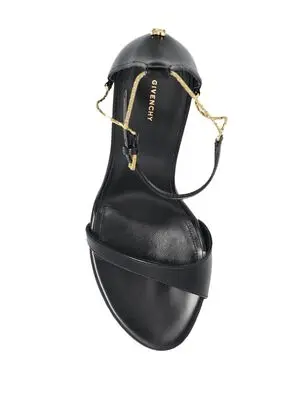 Givenchy 90mm 4g Liquid Sandals - Black
